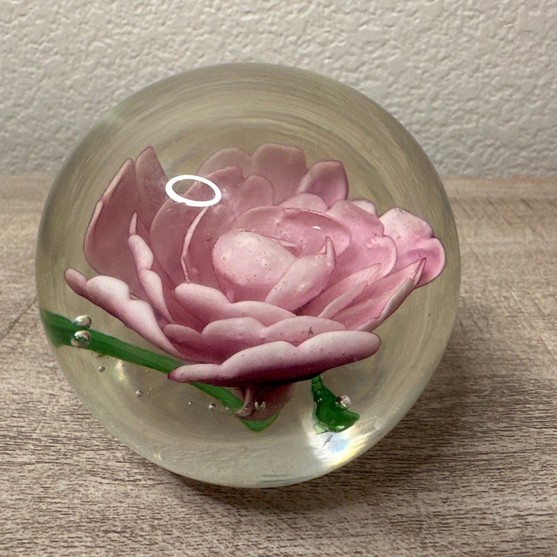 Flower Paperweight - Etsy