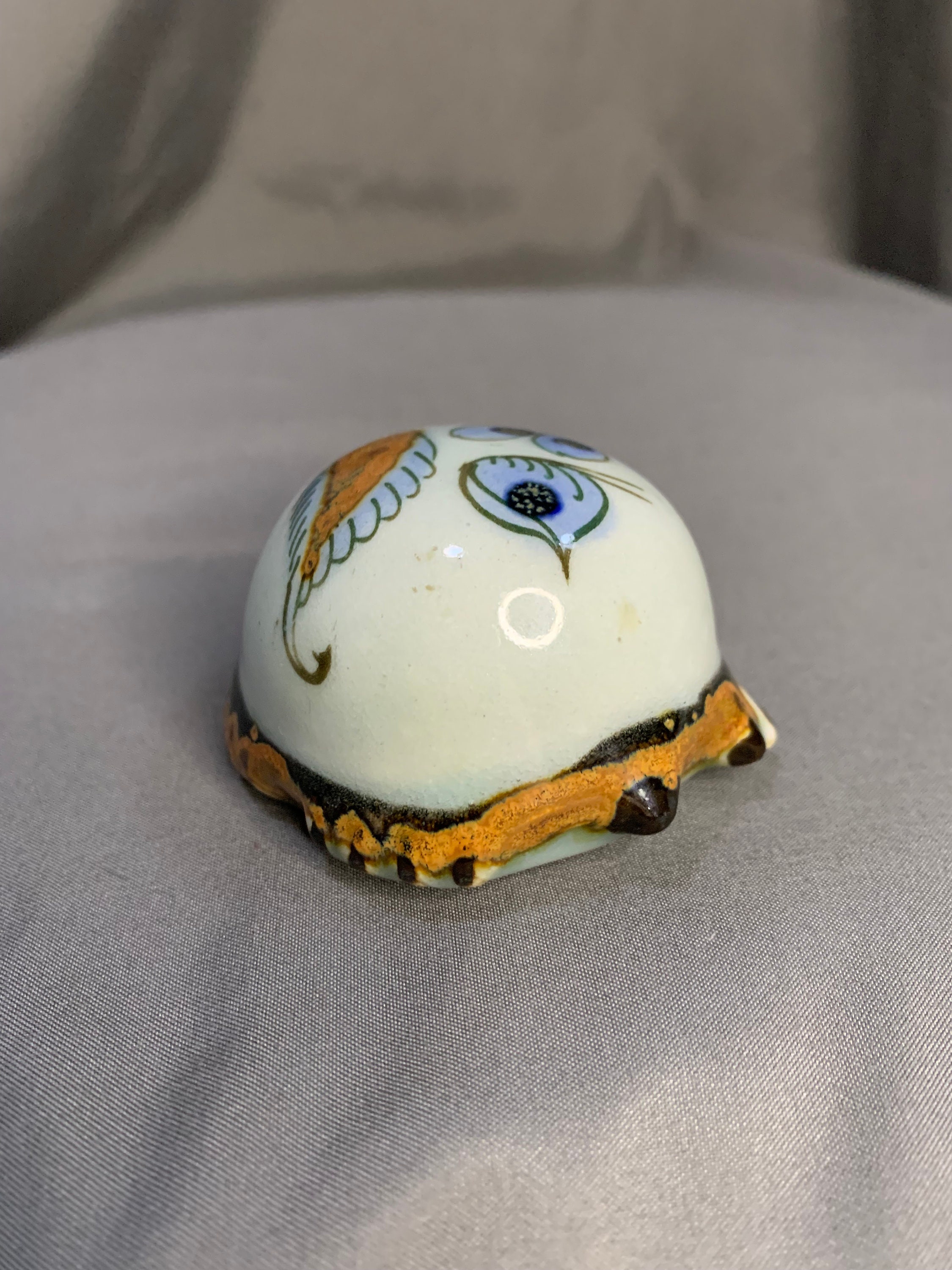 Vintage Tonala Mexican Art Pottery Turtle Figure Knick Knack - Etsy