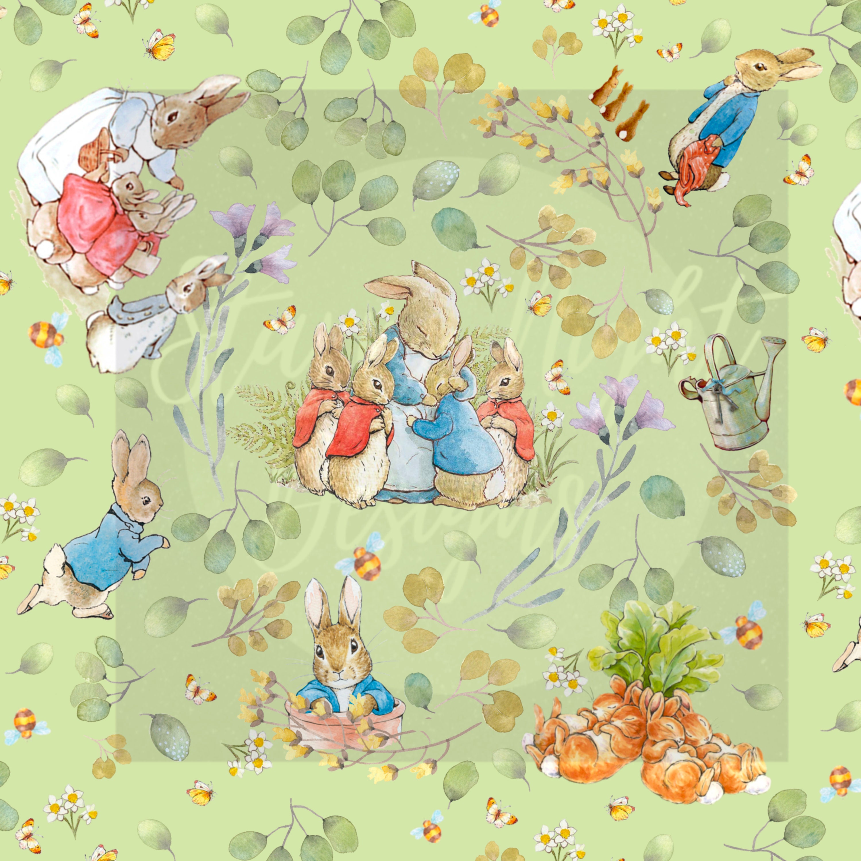 Peter Rabbit Seamless Design , Surface Pattern Design, Illustration ...