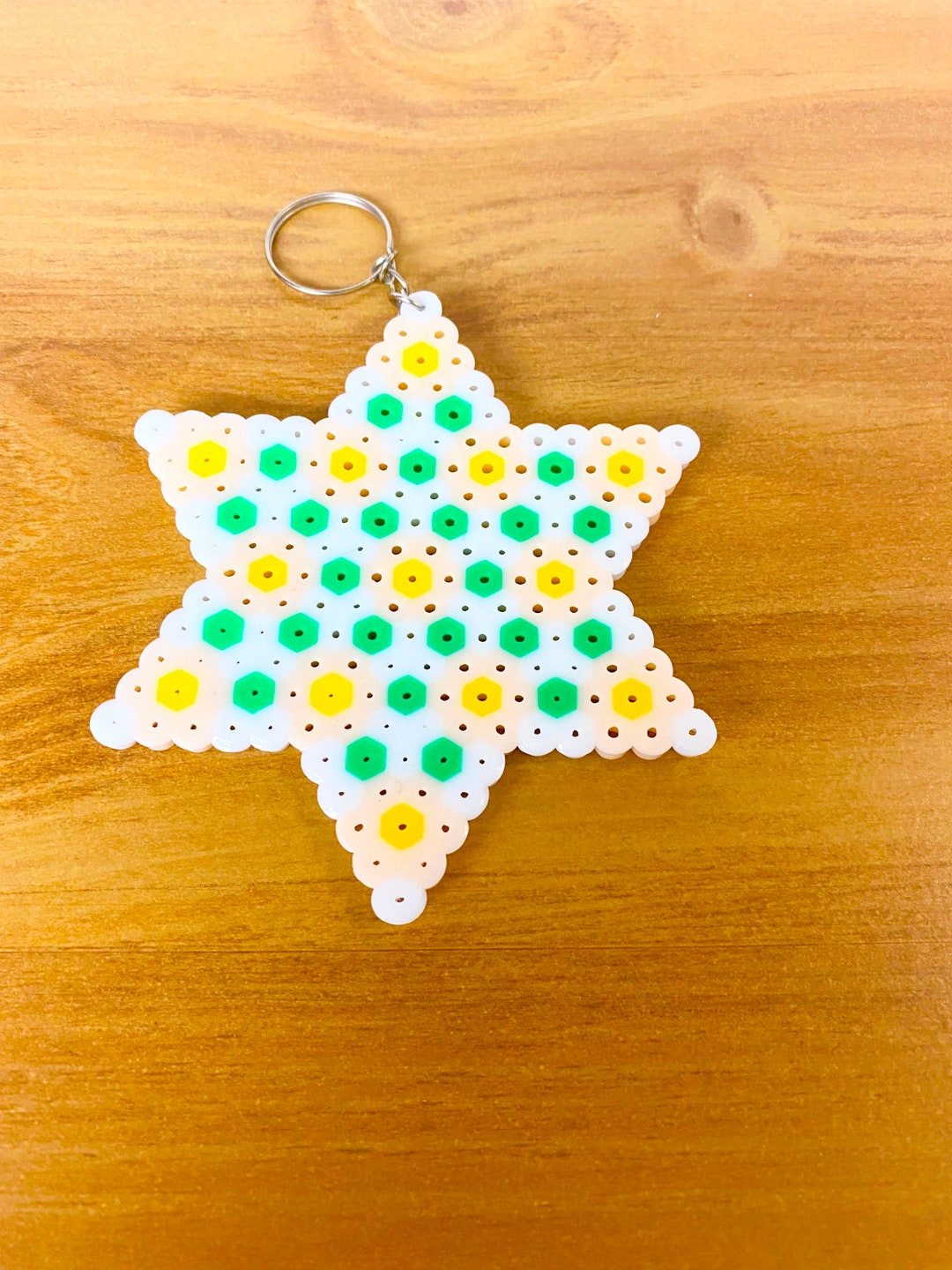 Perler Star Keychain - Etsy