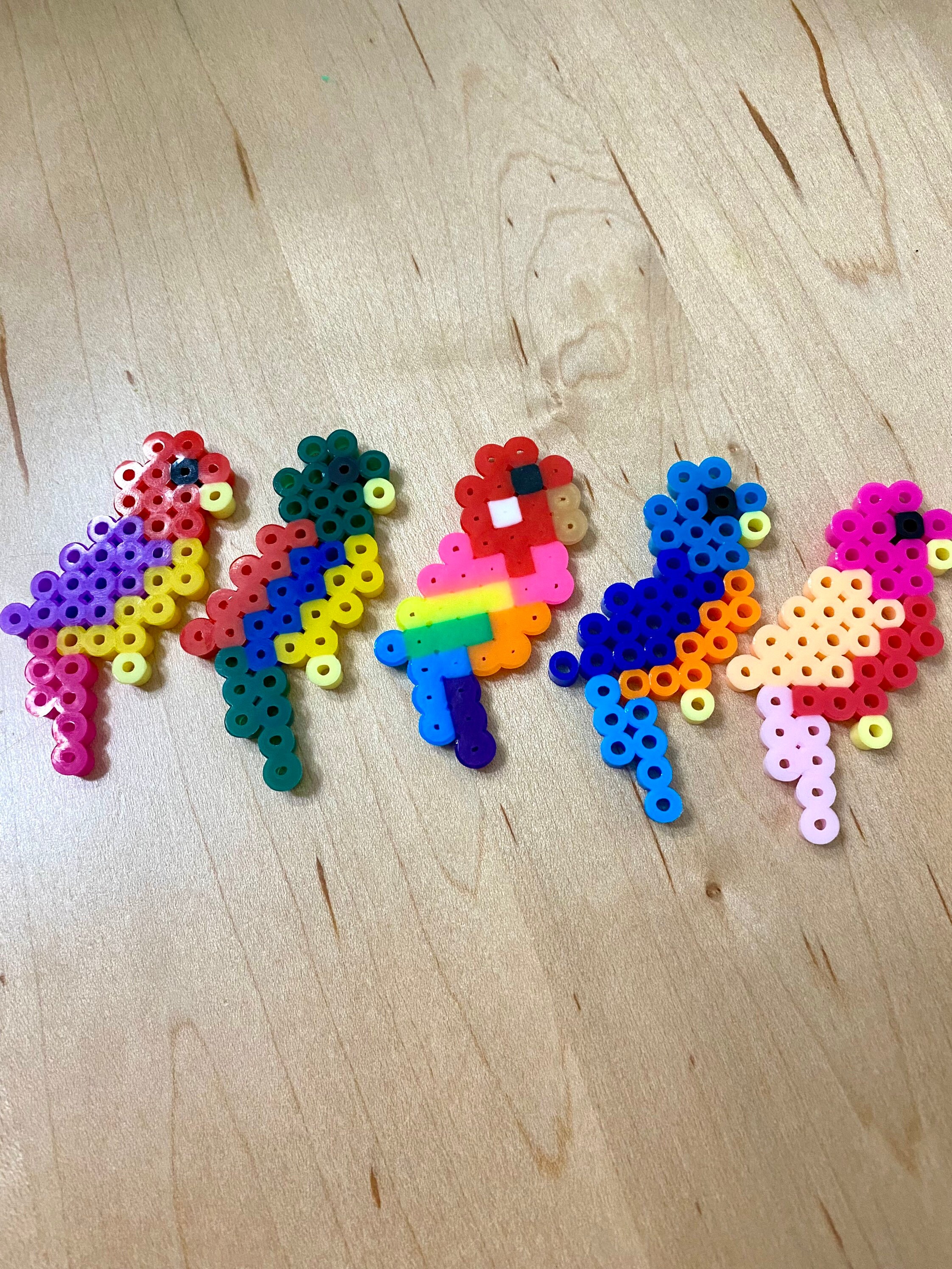 Perler Parrots - Etsy