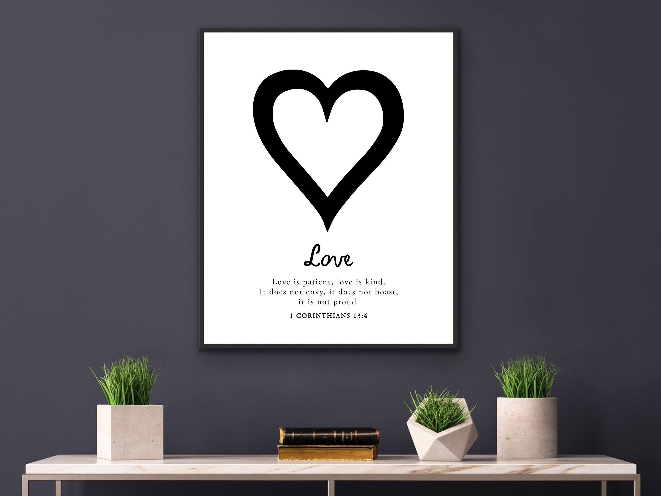 Faith Hope Love X Adinkra & Scriptures Set of 3 in Black | Digital ...