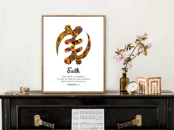 African Symbols Faith Hope Love