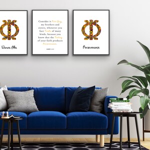 Wawa Aba ~ Perseverance in Kente | Digital Print | African Wall Art ...