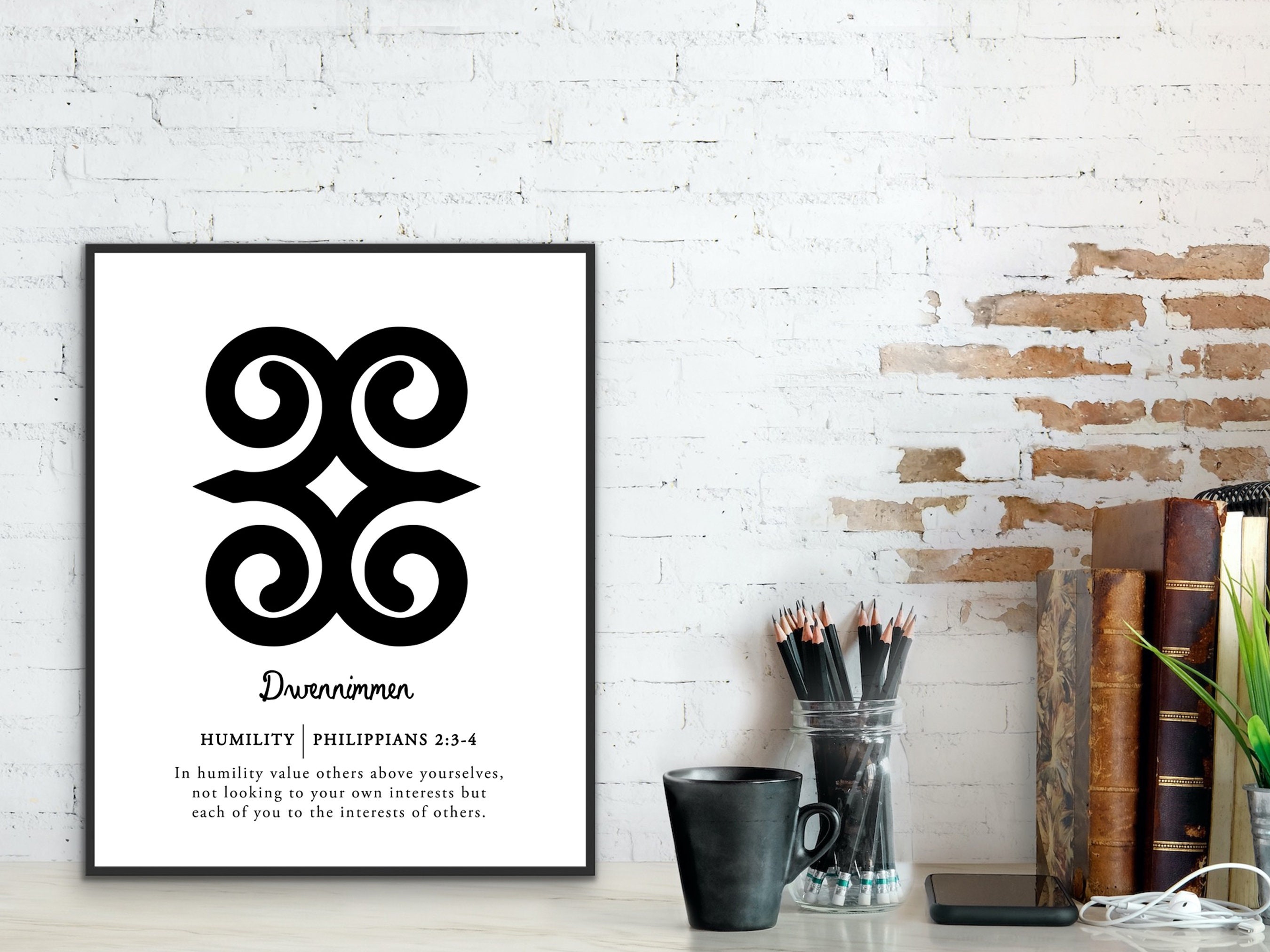 Dwennimmen ~ Philippians 2:3-4 | Digital Print | African Wall Art ...