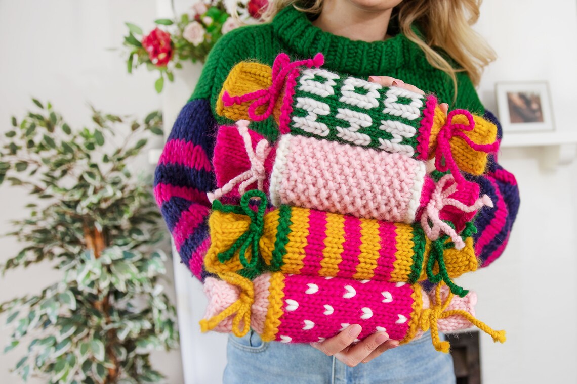 Christmas Cracker Bundle Knitting Pattern - Christmas Crackers ...