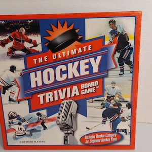 The Ultimate Hockey Trivia Game Complete - Etsy