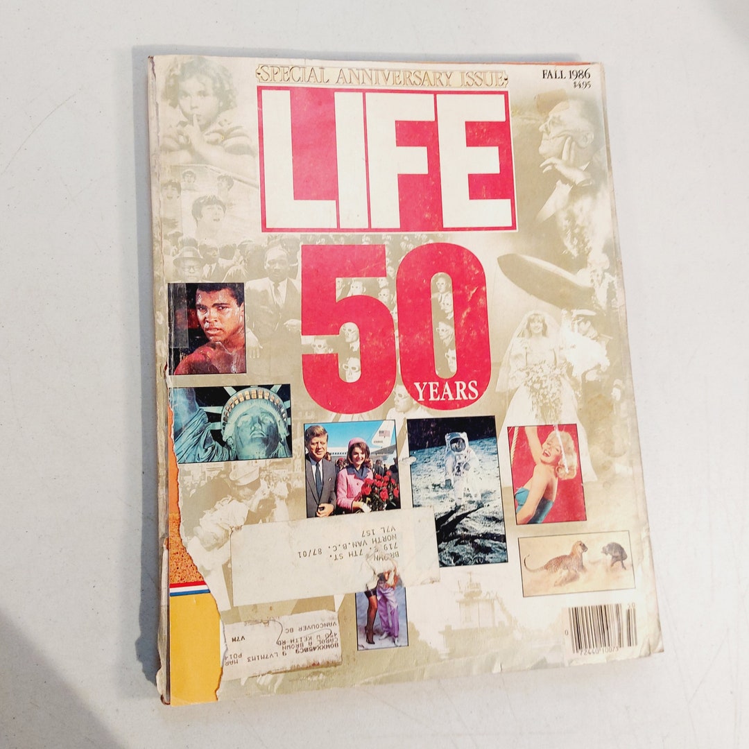 Vtg LIFE Magazine Special Anniversary Issue 50 Years 1936-1986 - Etsy
