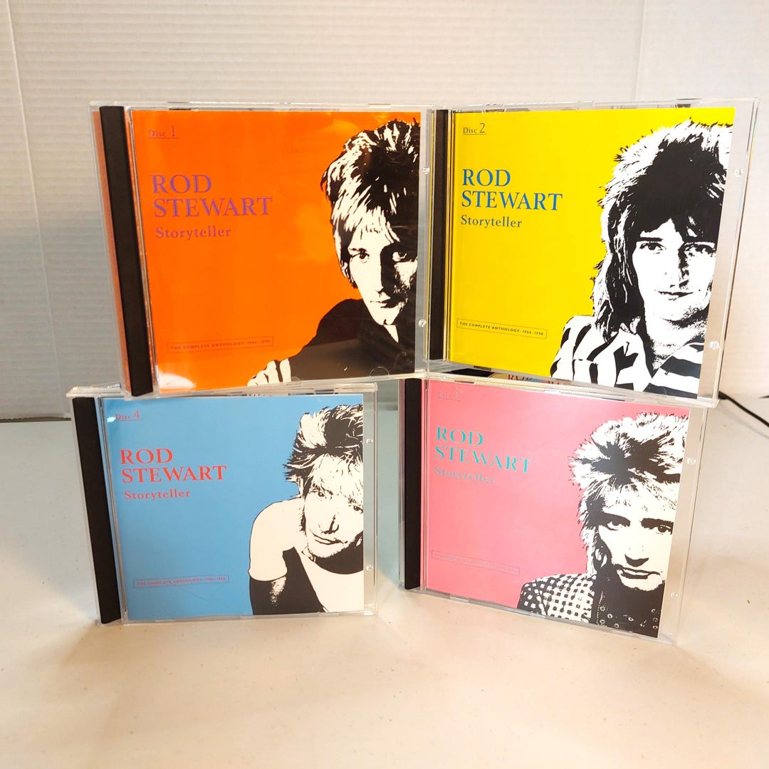 Rod Stewart ~ Storyteller (CD Full Set Volume 1- 2-3- 4, 1989) - Etsy