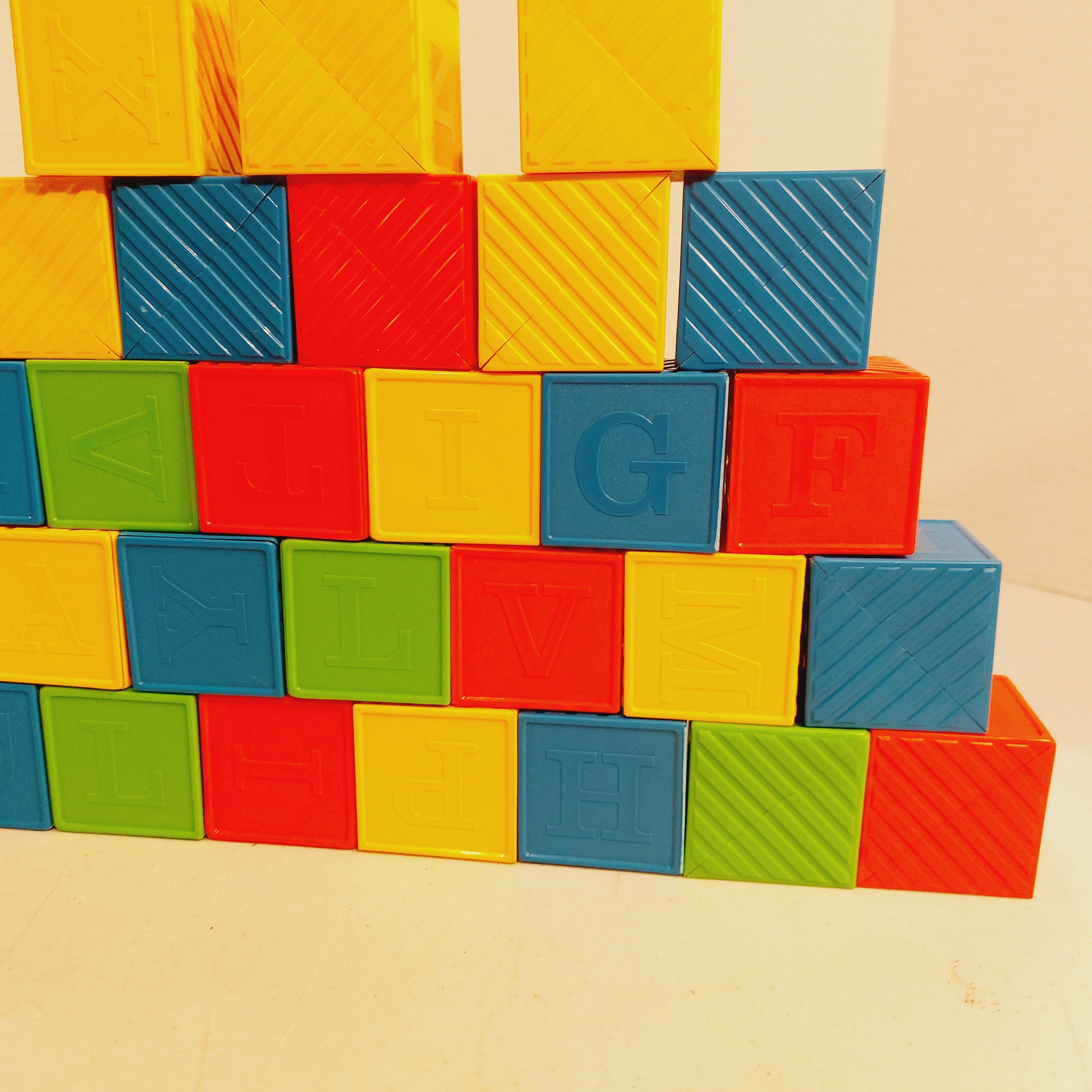 Vtg Tupperware Busy Blocks ABC Alphabet Lot of 29 no Toys - Etsy