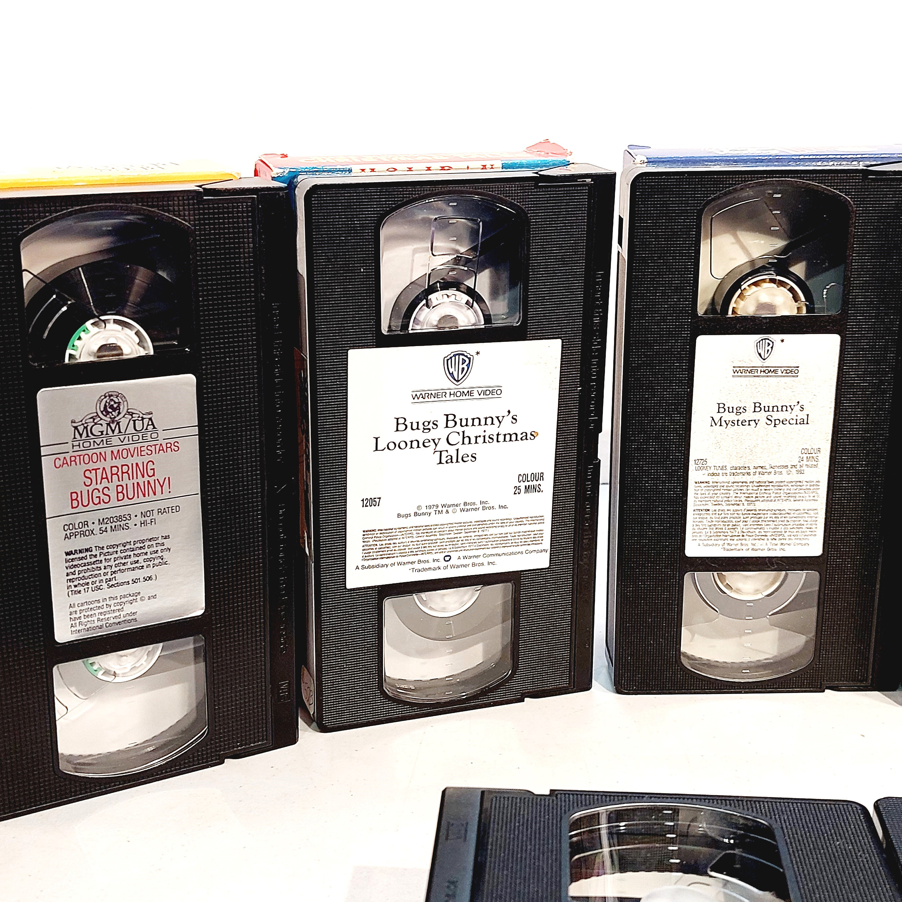 Vtg 1990's Warner Bros. Bugs Bunny VHS Movies- Lot of 9 - Etsy