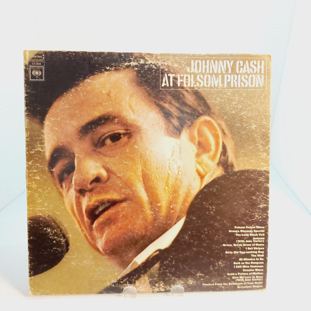Johnny Cash at Folsom Prison Vinyl LP, 1968 - Etsy