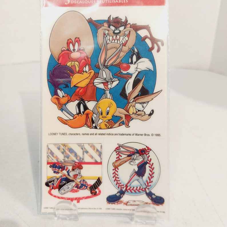 Vtg 1995 Looney Tunes Cartoony Window Decals- 2 Packs -new Old Stock - Etsy