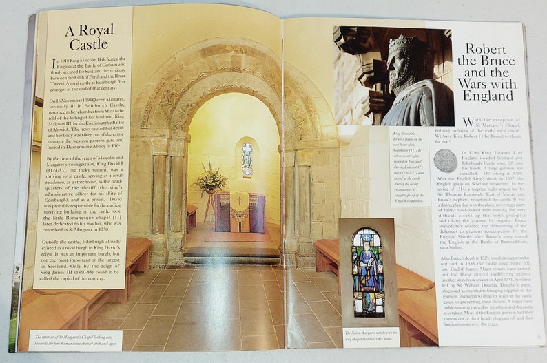 Historic Scotland Edinburgh Castle Souvenir Guide - Etsy
