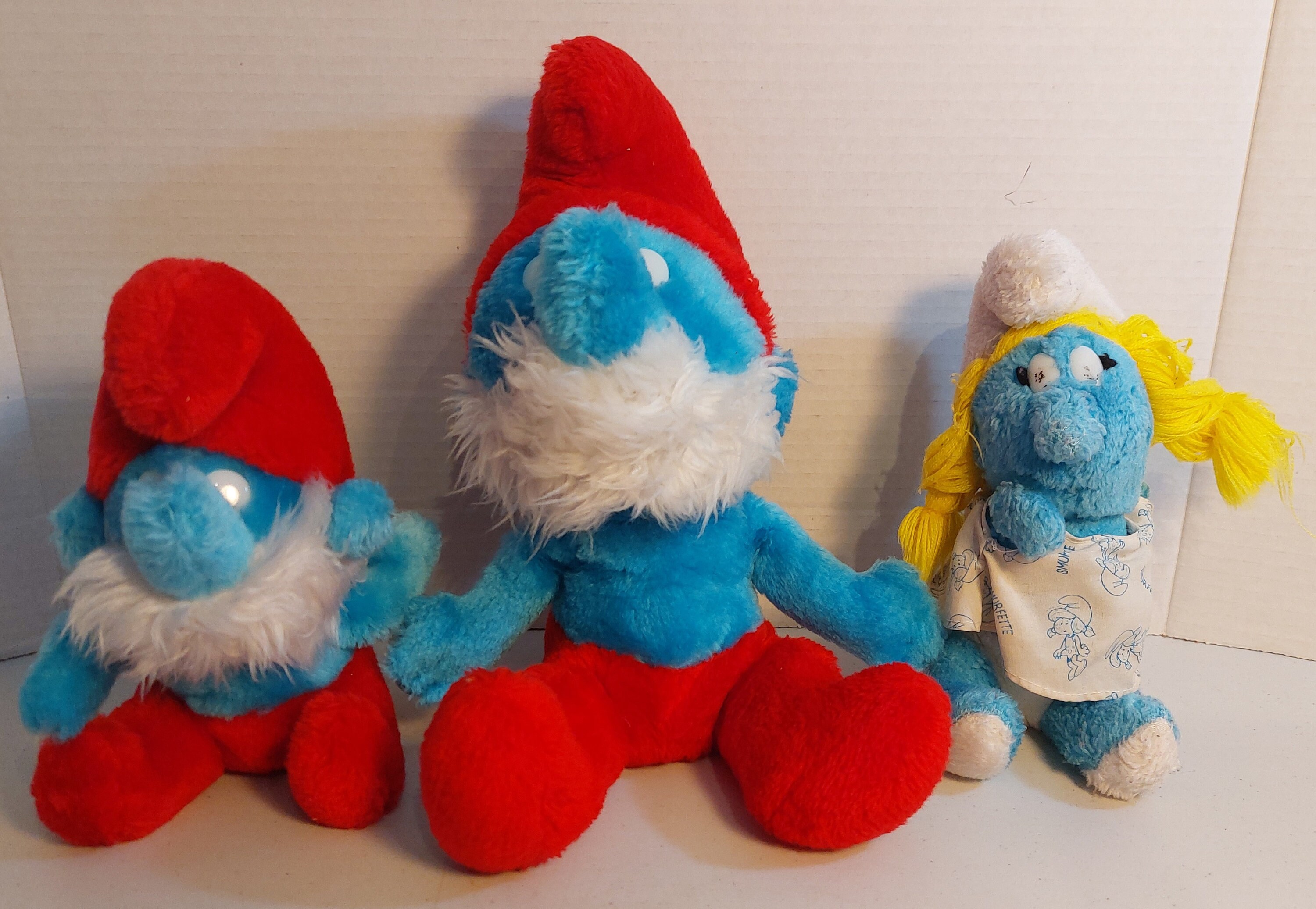 Vtg Plush Smurf Lot - Etsy