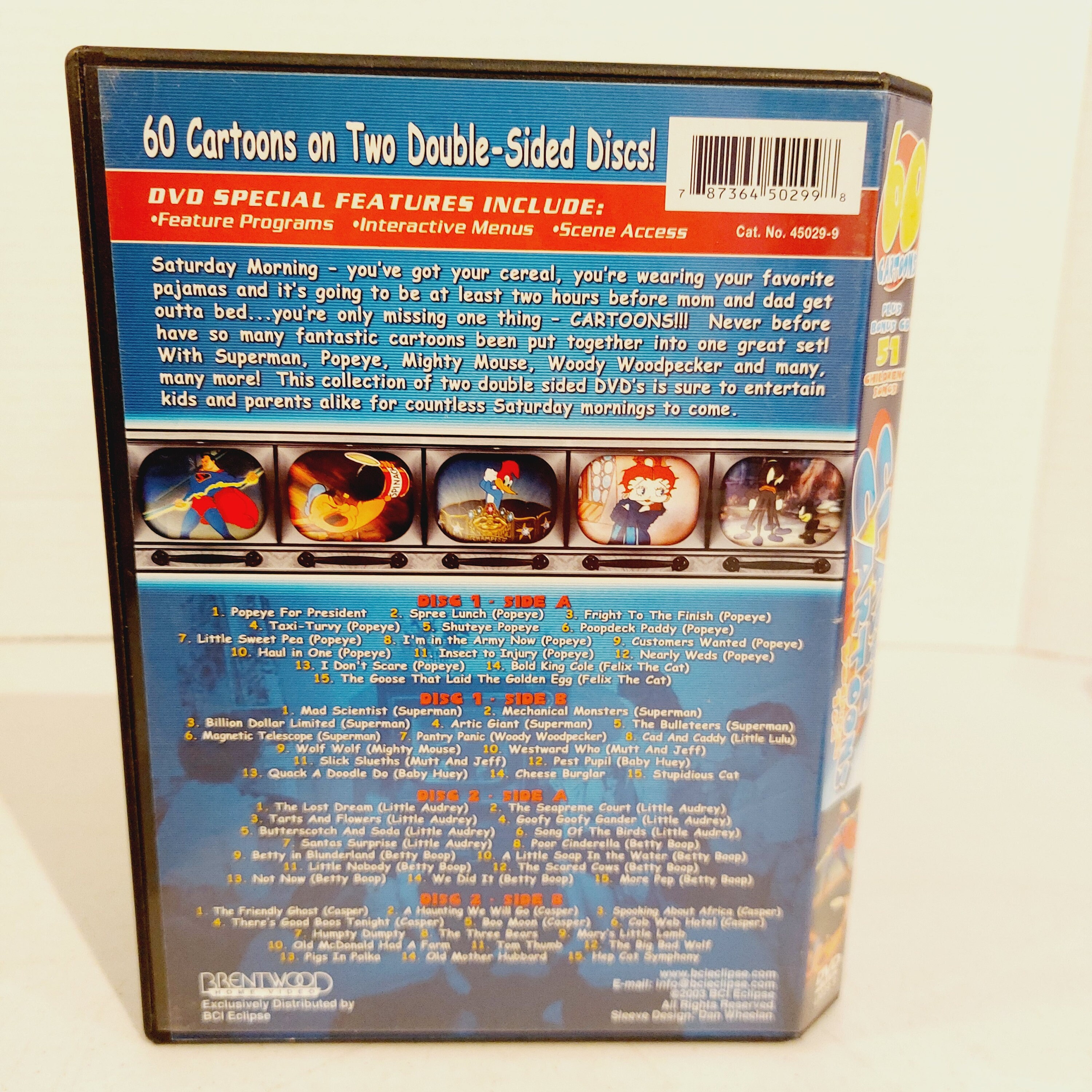 Classic Cartoons Vol 1 And 2 On Dvd Etsy