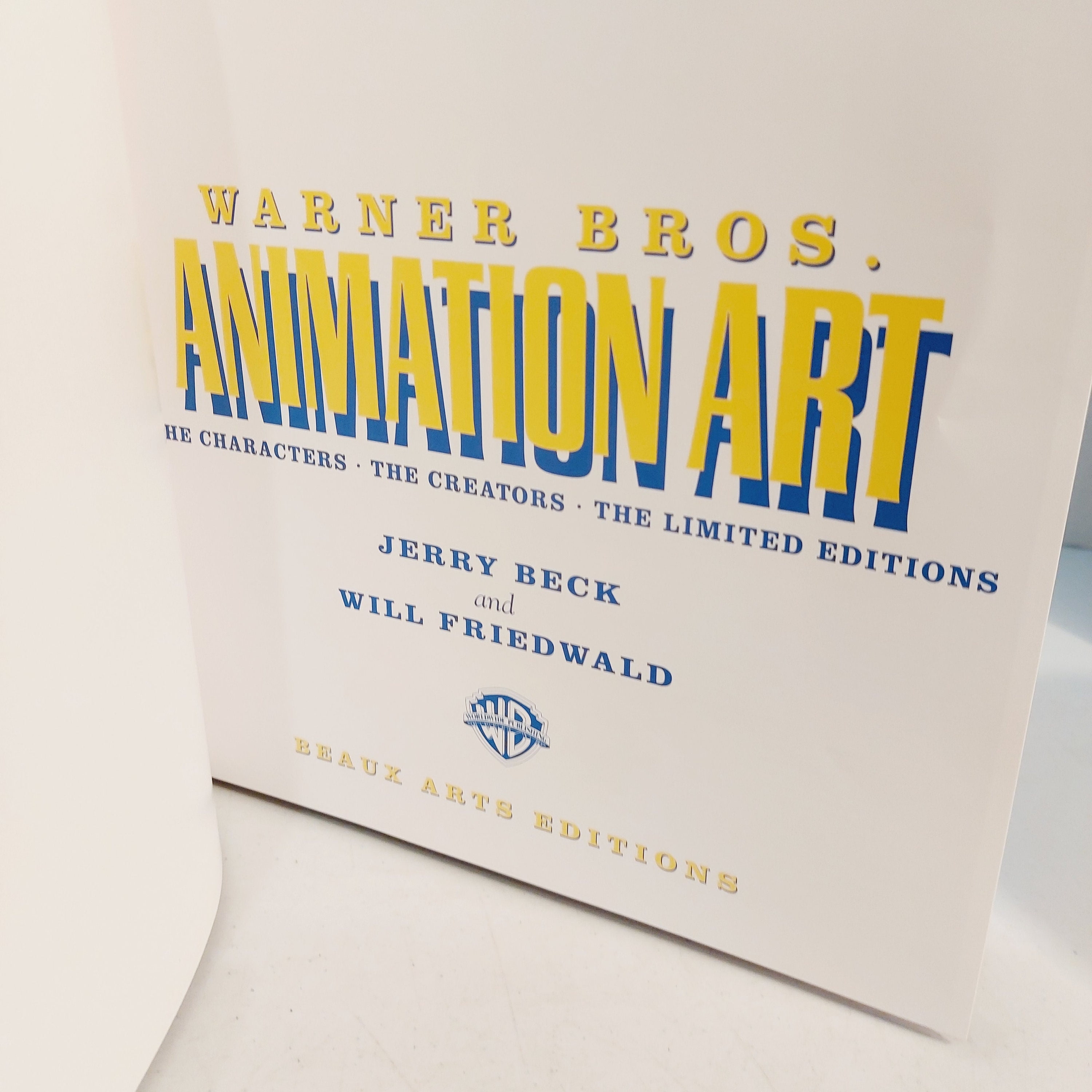 Vtg Warner Bros. Animation Art Book -hardcover - Etsy