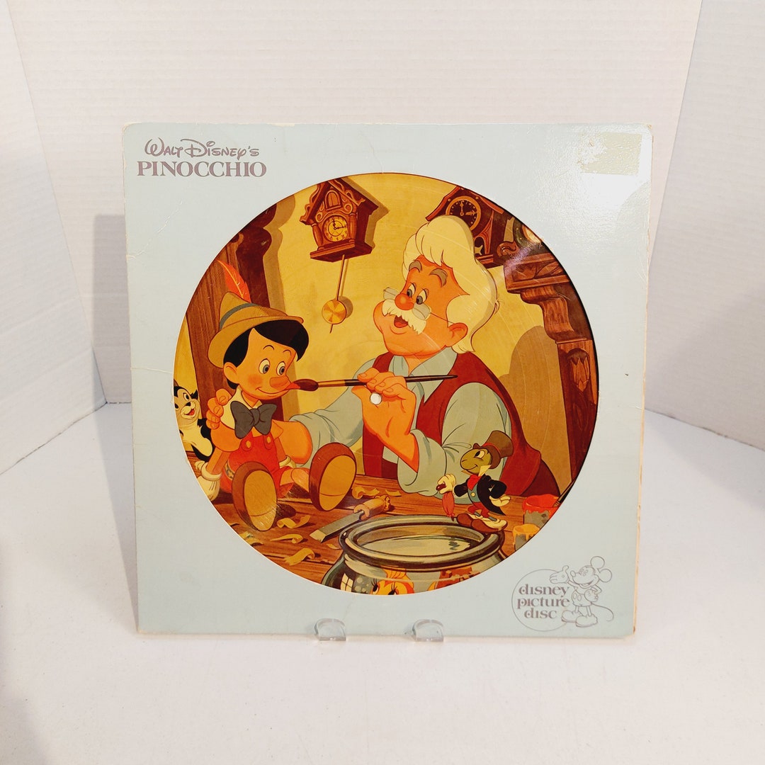 Vintage 1980 Walt Disney Picture Disc Pinocchio Record Vinyl LP - Etsy