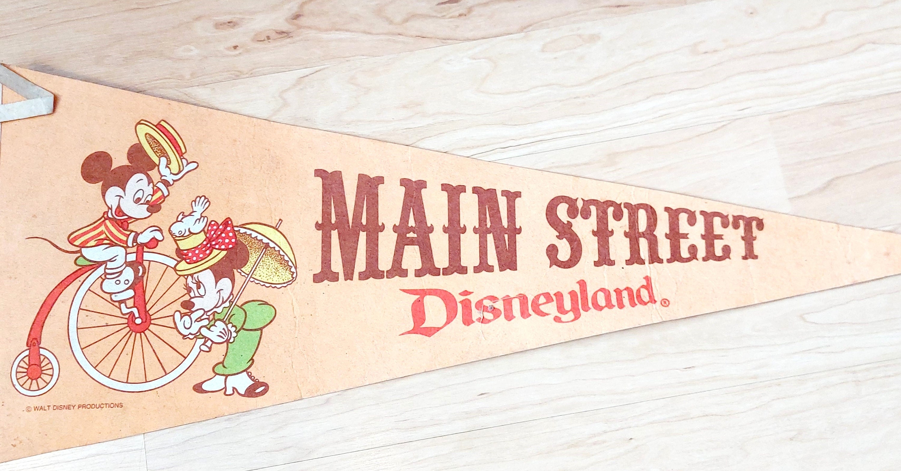 Vtg Disneyland Pennants Lof of 3 and Walt Disney's 1980 Calendar - Etsy