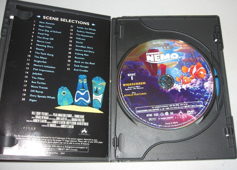 Finding Nemo ~ 2 Disc Collectors Edition DVD ~ 2001 - Etsy