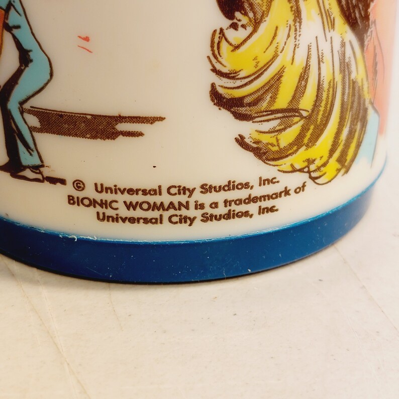 Vtg the Bionic Woman Plastic Lunch Box and Thermos, Aladdin Canada - Etsy