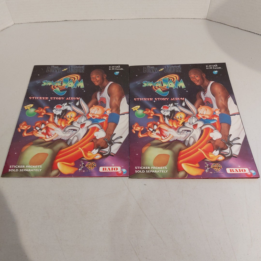 Vtg Space Jam Sticker Story Album- No Stickers Included - Etsy