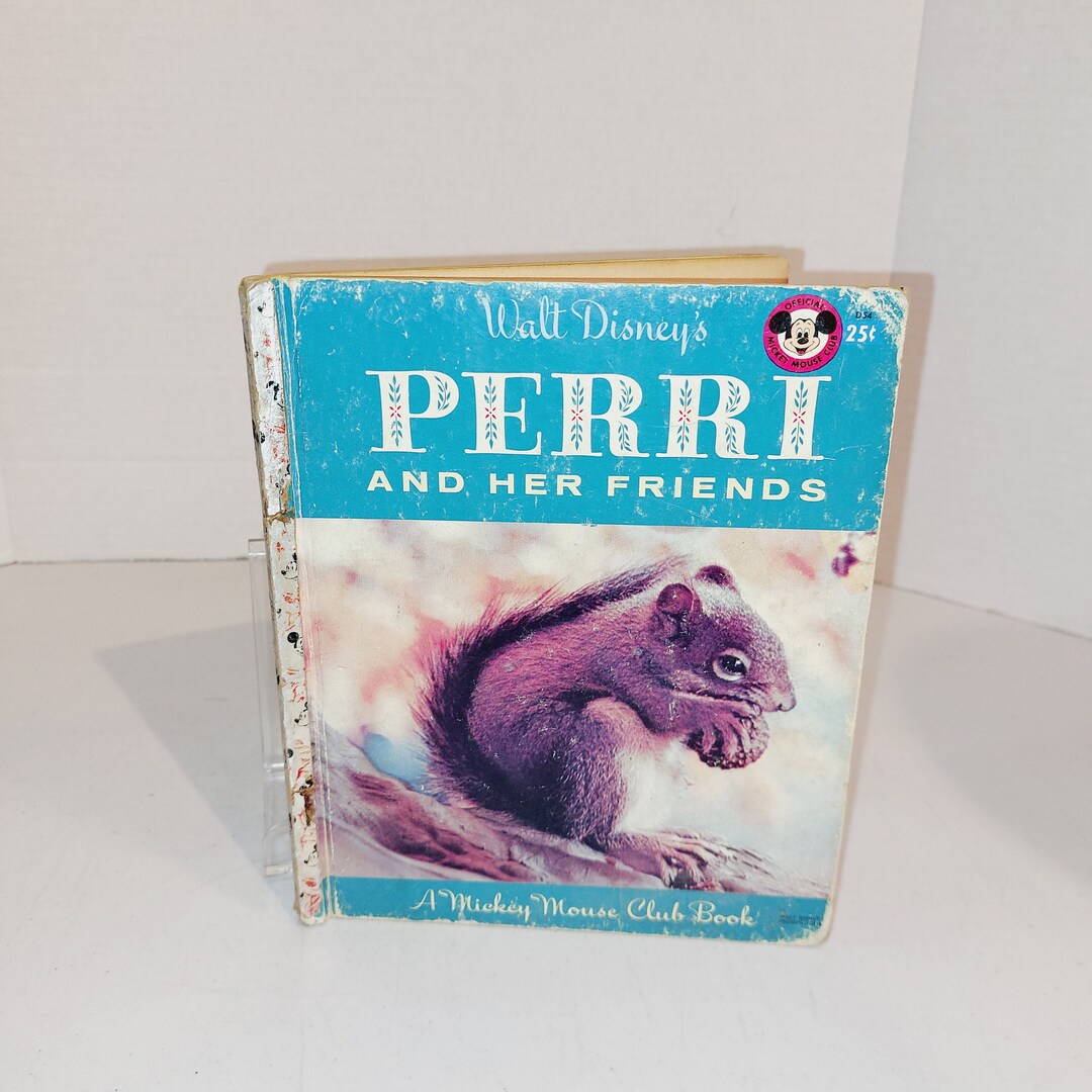 Vtg 1956 Walt Disney's PERRI and Her Friends ~ A Mickey Mouse Club Book ...
