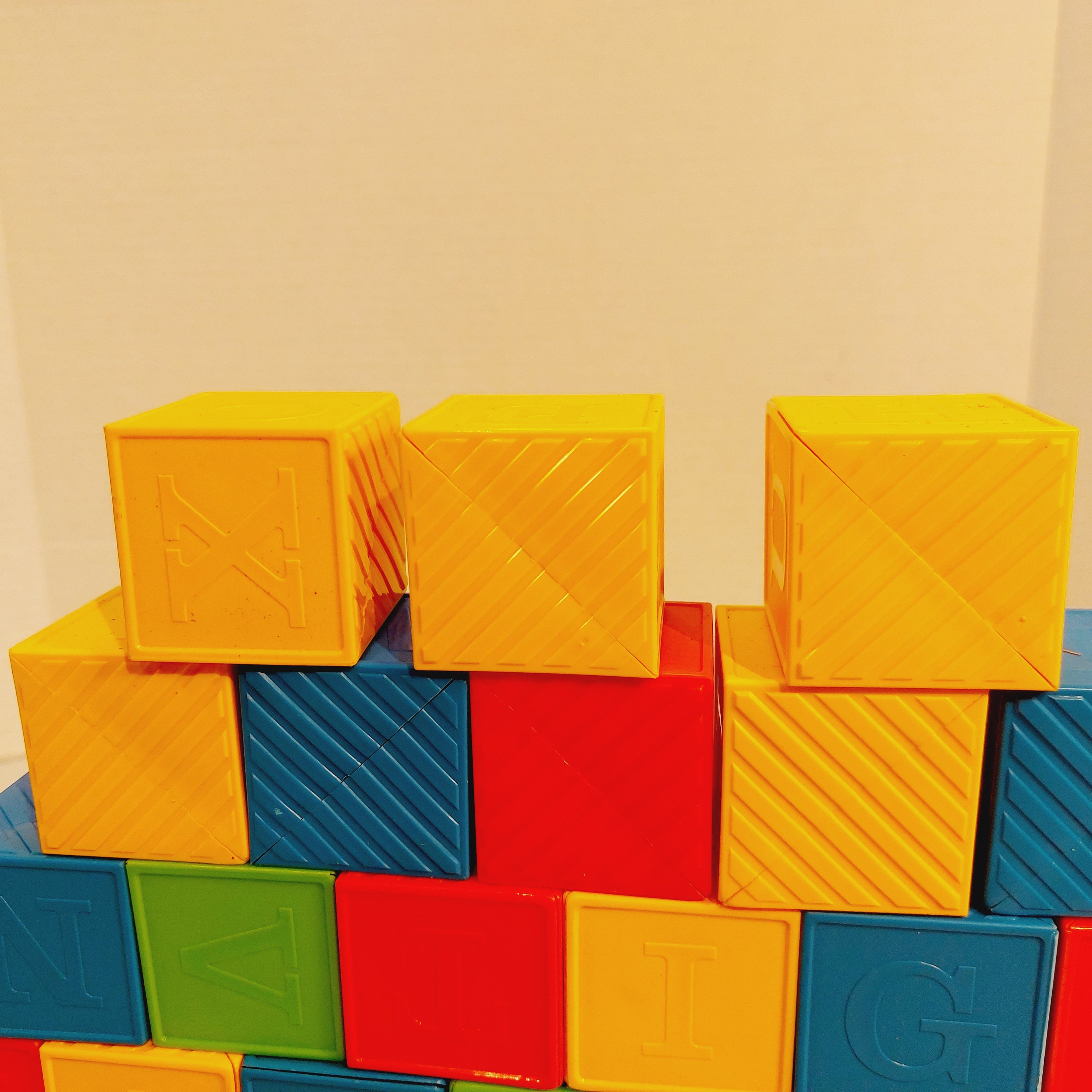 Vtg Tupperware Busy Blocks ABC Alphabet Lot of 29 no Toys - Etsy