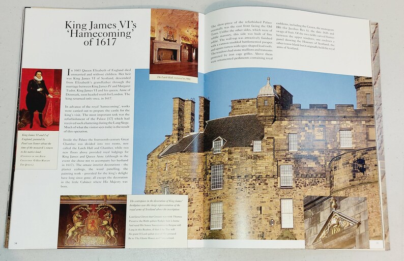 Historic Scotland Edinburgh Castle Souvenir Guide - Etsy