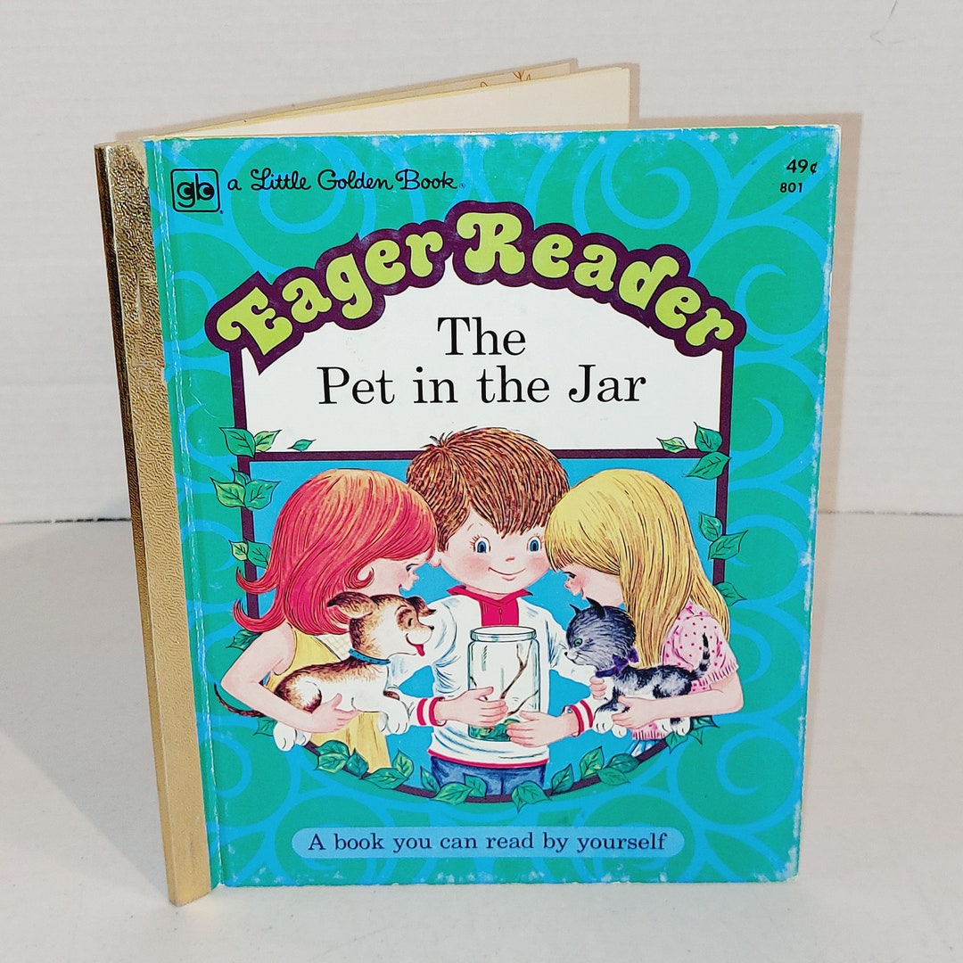 Vtg 1976 Little Golden Book Eager Reader the Pet in the Jar 2nd ...