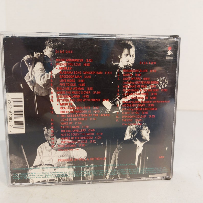 The Doors in Concert 2-disc (CD, 1991) - Etsy