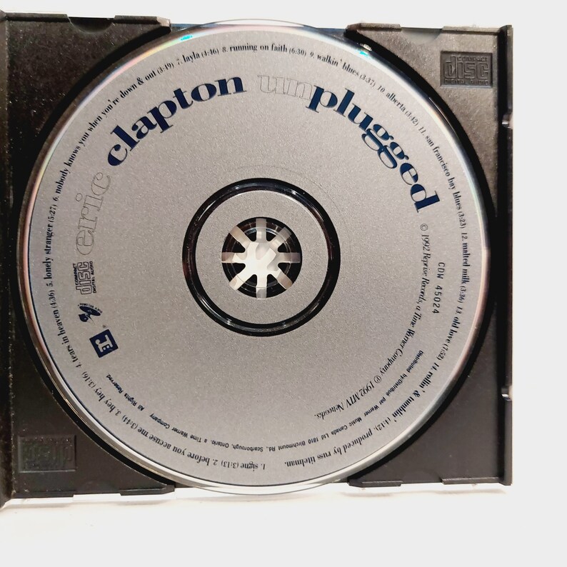 Unplugged by Eric Clapton (CD, 1992) - Etsy