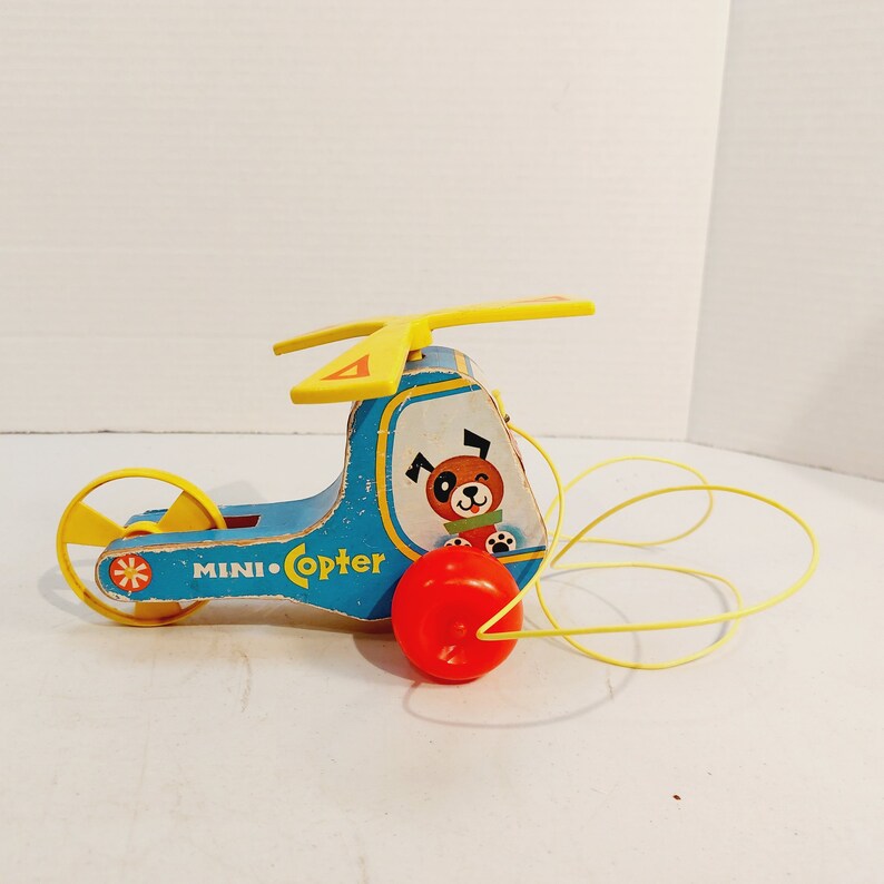 Vintage 1970 Fisher Price Mini Copter 448 - Etsy