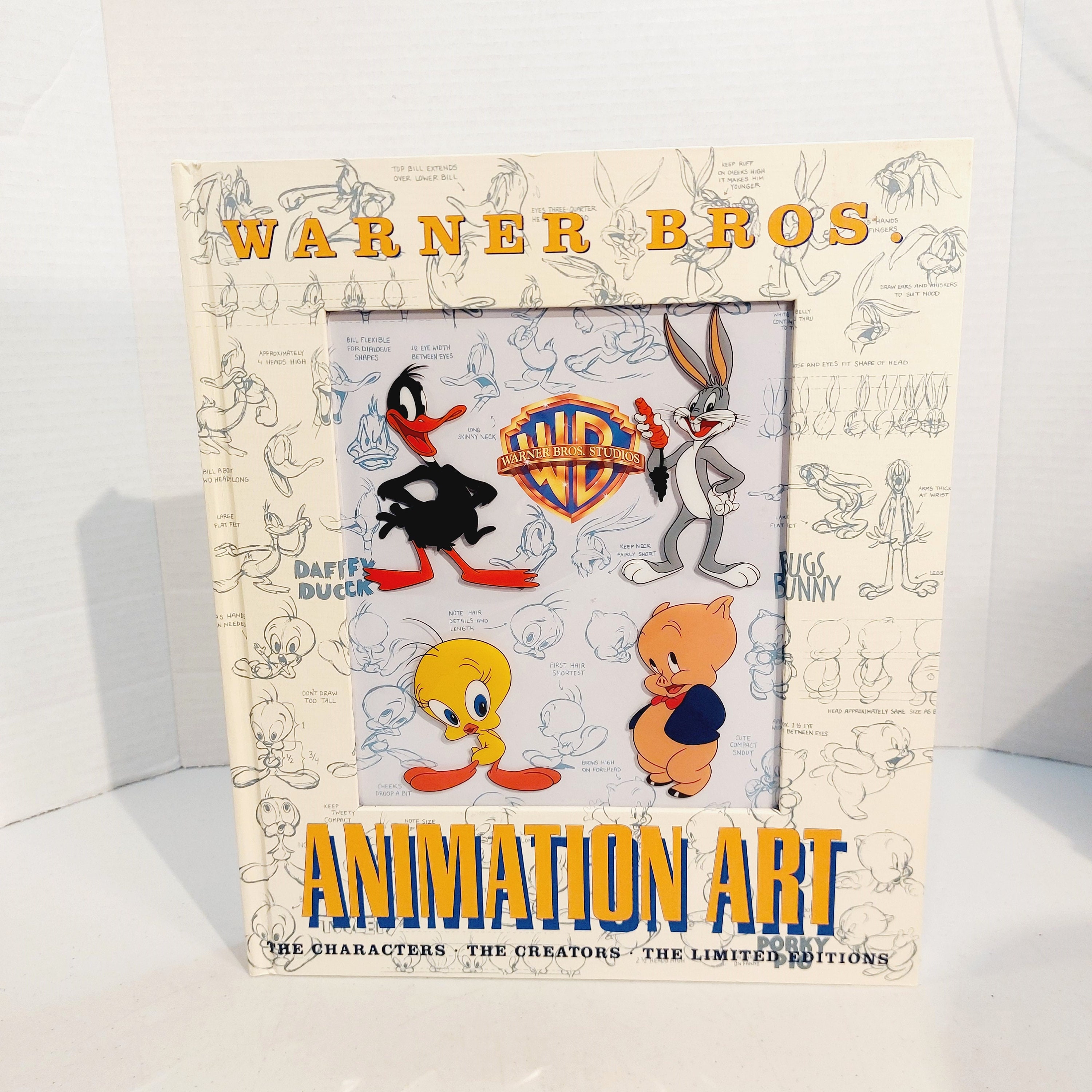 Vtg Warner Bros. Animation Art Book -hardcover - Etsy