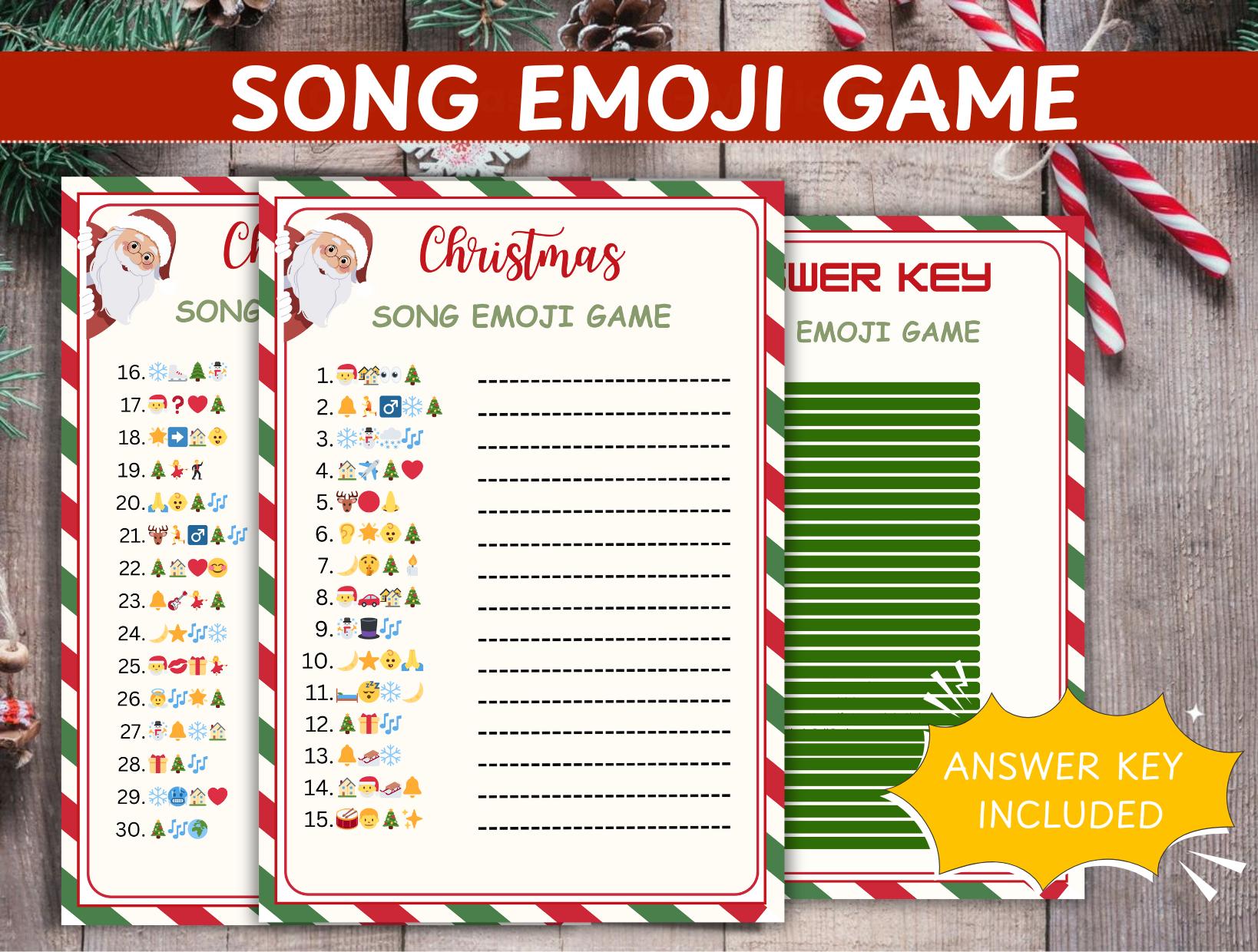 Christmas Emoji Games, Christmas Movie and Songs Emoji Games, Christmas ...