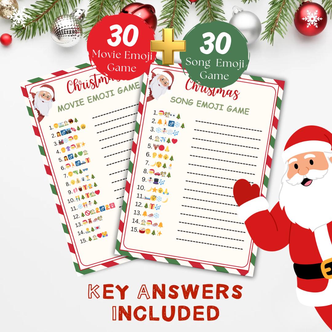 Christmas Emoji Games, Christmas Movie and Songs Emoji Games, Christmas ...