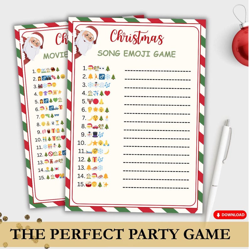 Christmas Emoji Games, Christmas Movie and Songs Emoji Games, Christmas ...