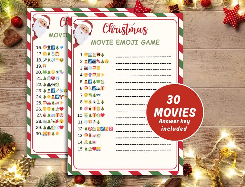 Christmas Emoji Games, Christmas Movie and Songs Emoji Games, Christmas ...