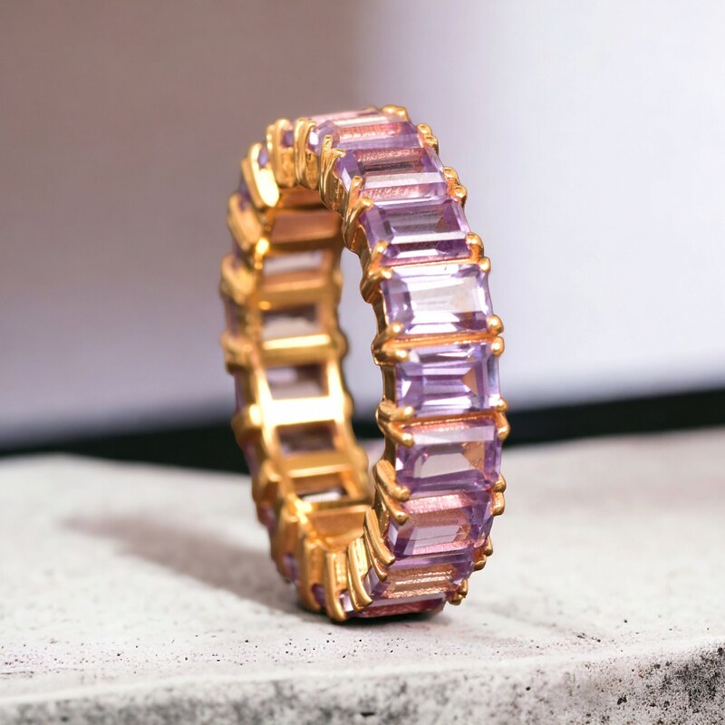 Amethyst Ring - Etsy