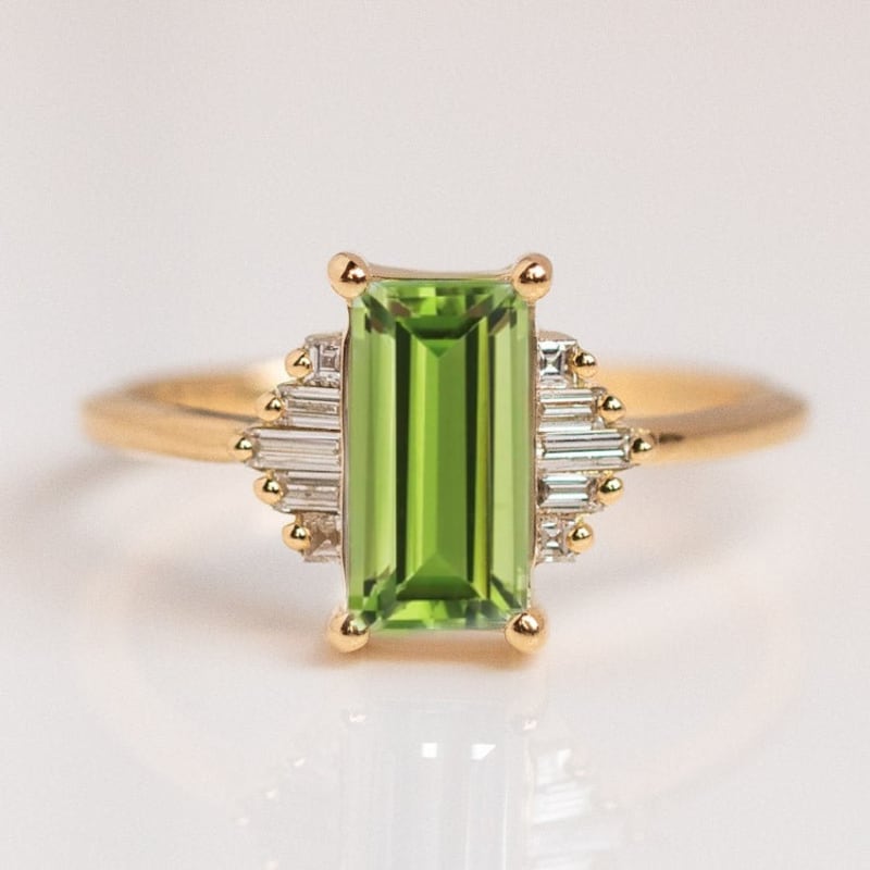 Vintage Peridot Ring - Etsy