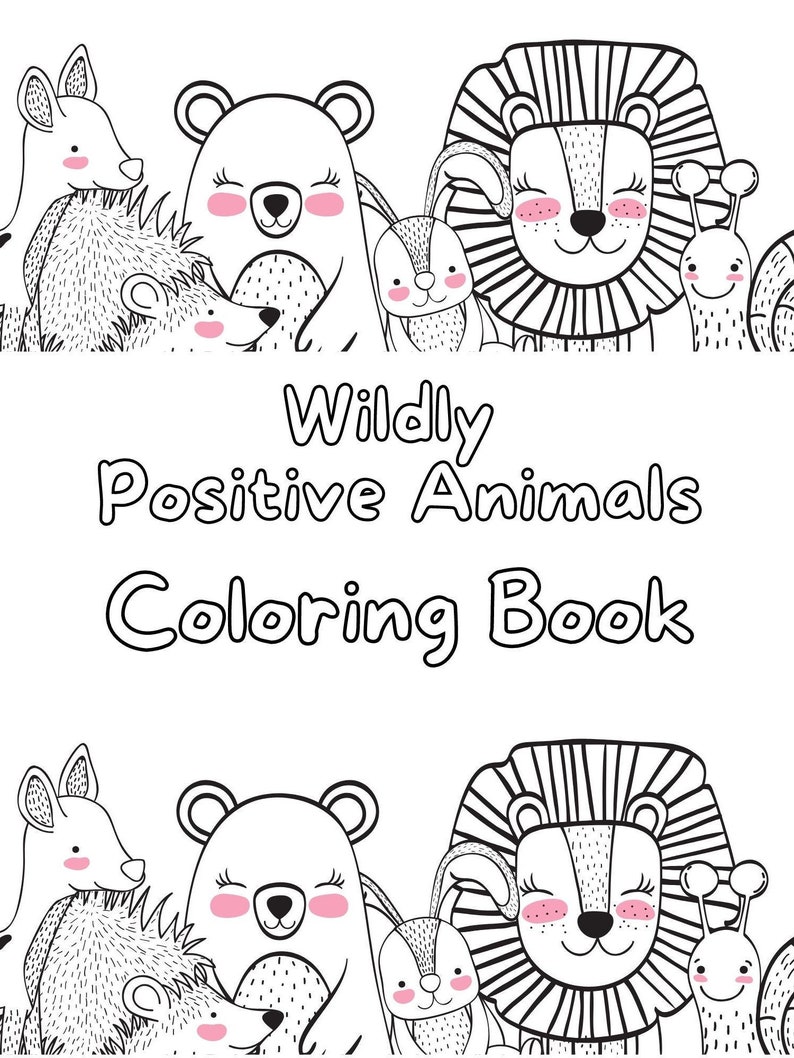 Positive Affirmation Coloring Pages for Kids - Etsy