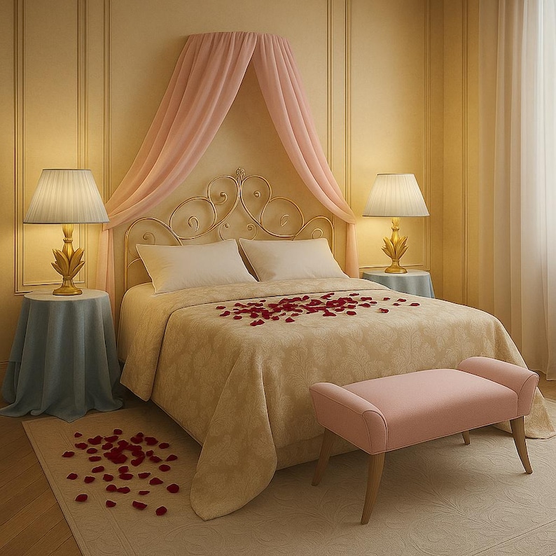 Arc Bed Canopy Frame Kit: Wall Fix, 5 Colors - Etsy UK