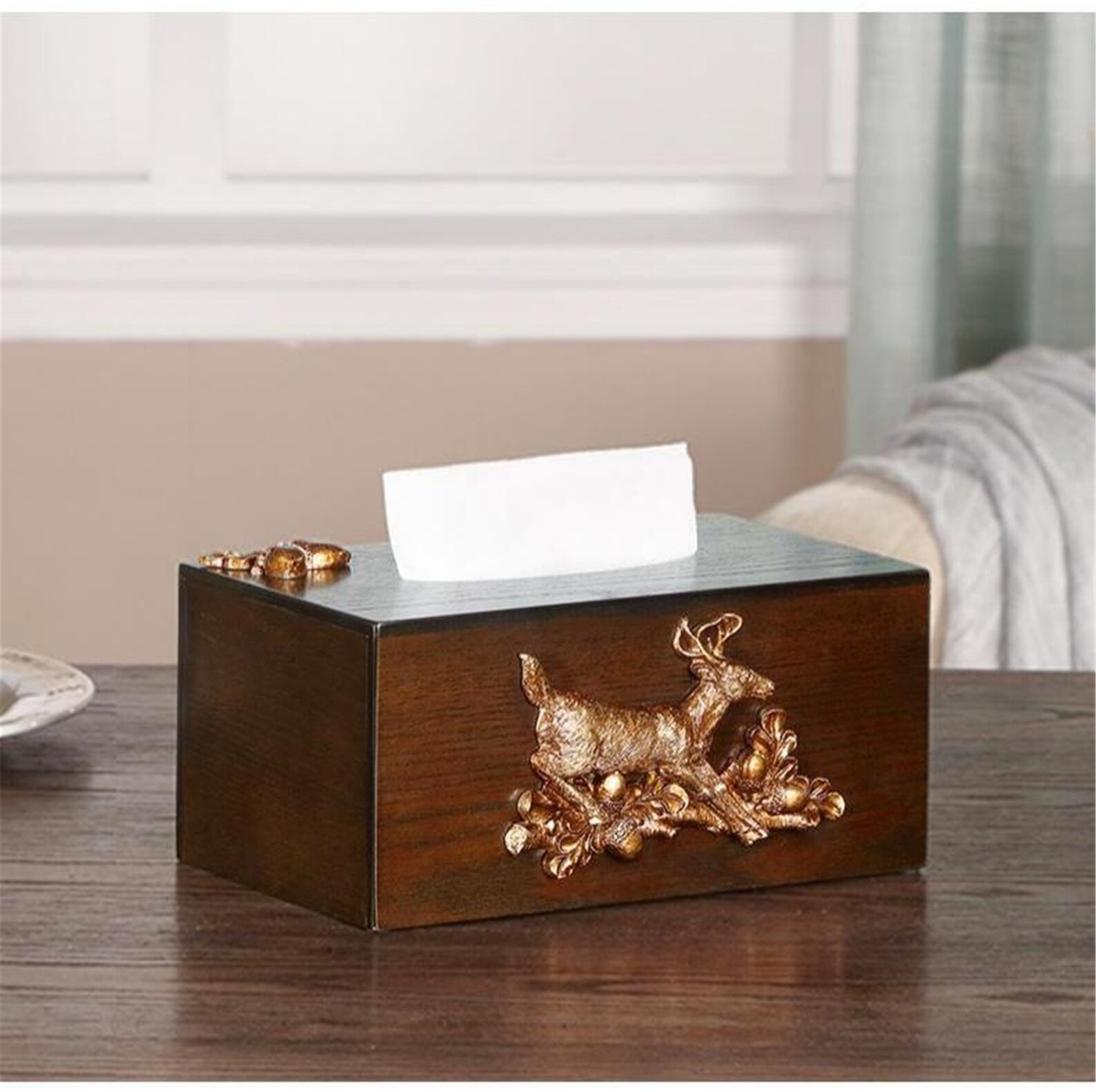 New Wooden Restaurant Tissue Box Living Room Simple Luxury - Etsy