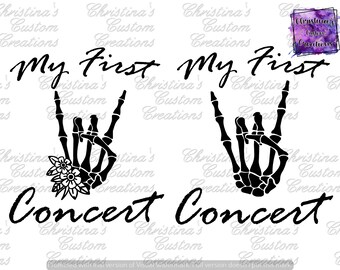 First Concert Svg - Etsy