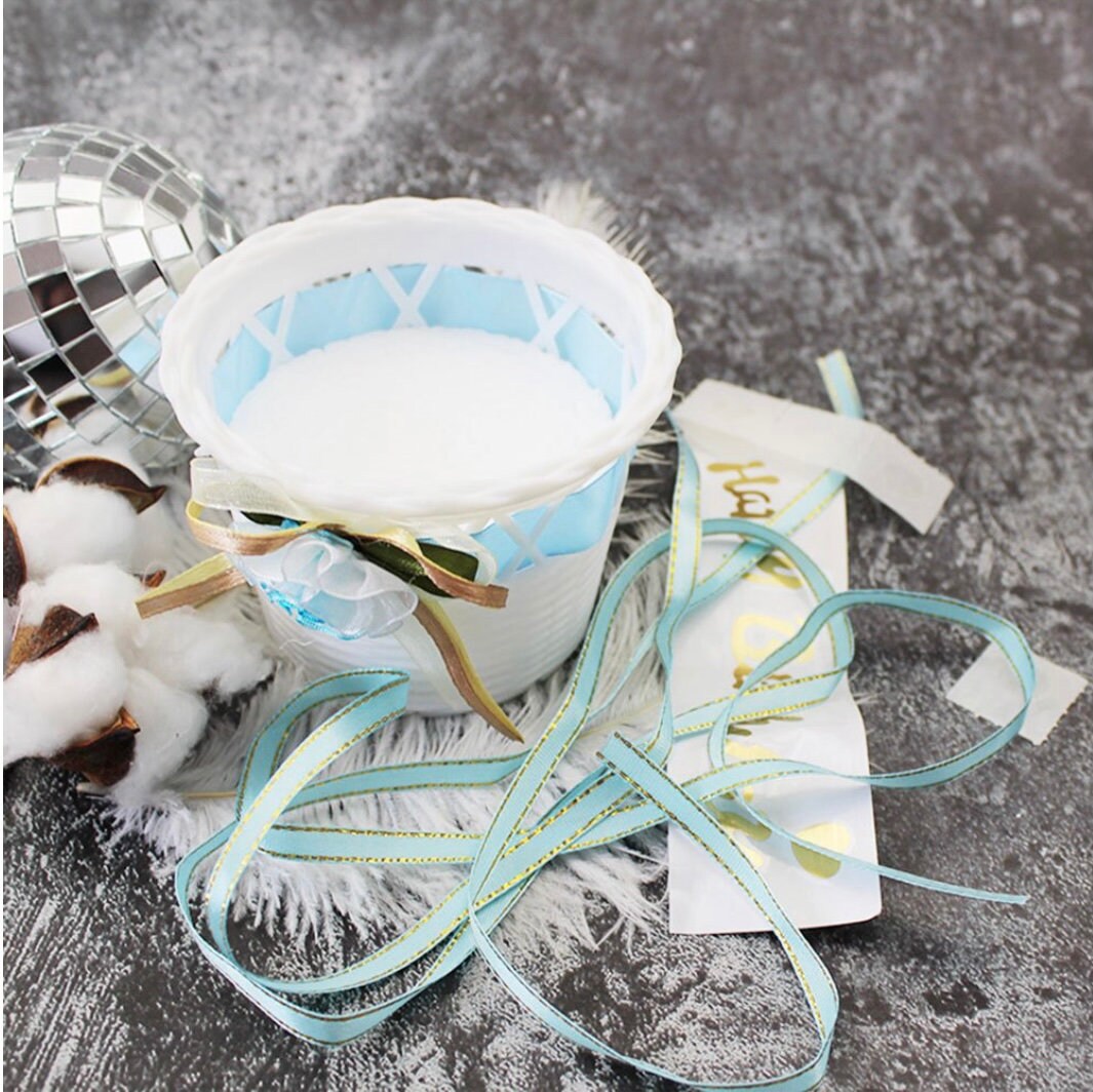 Light Blue Balloon Basket Table Party Decorations Cake Centerpiece ...