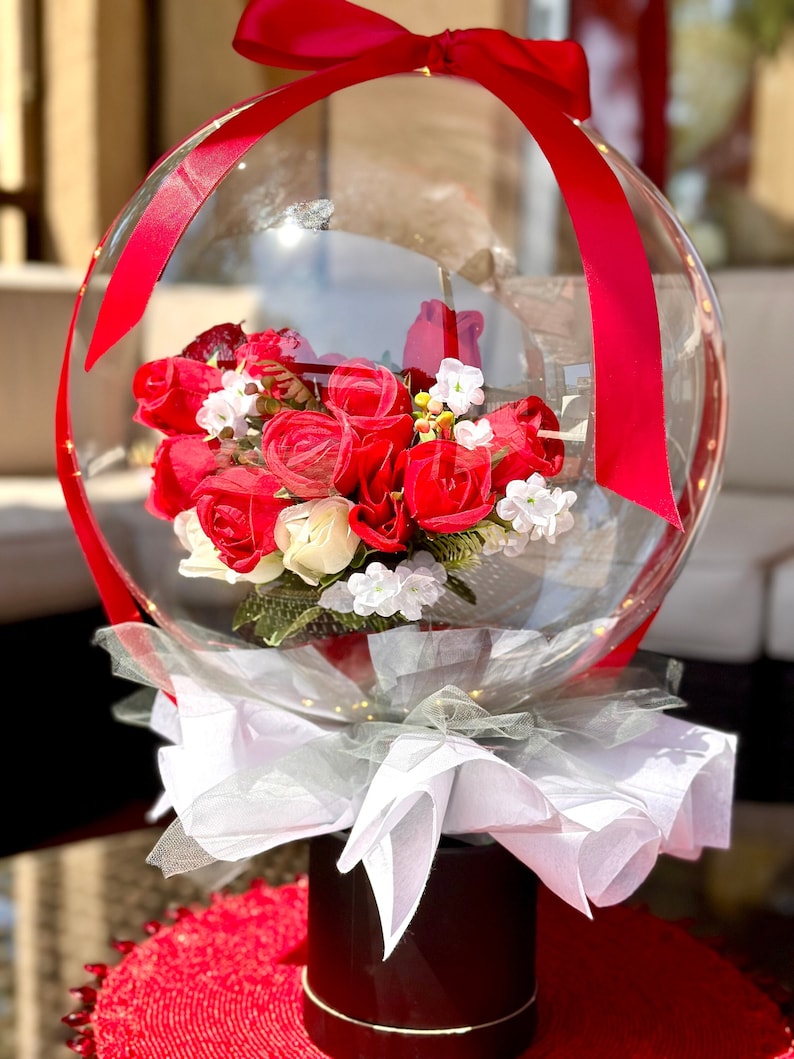 Roses Bobo Balloon Flower Bouquet, the Perfect Gift for Any Occasion ...