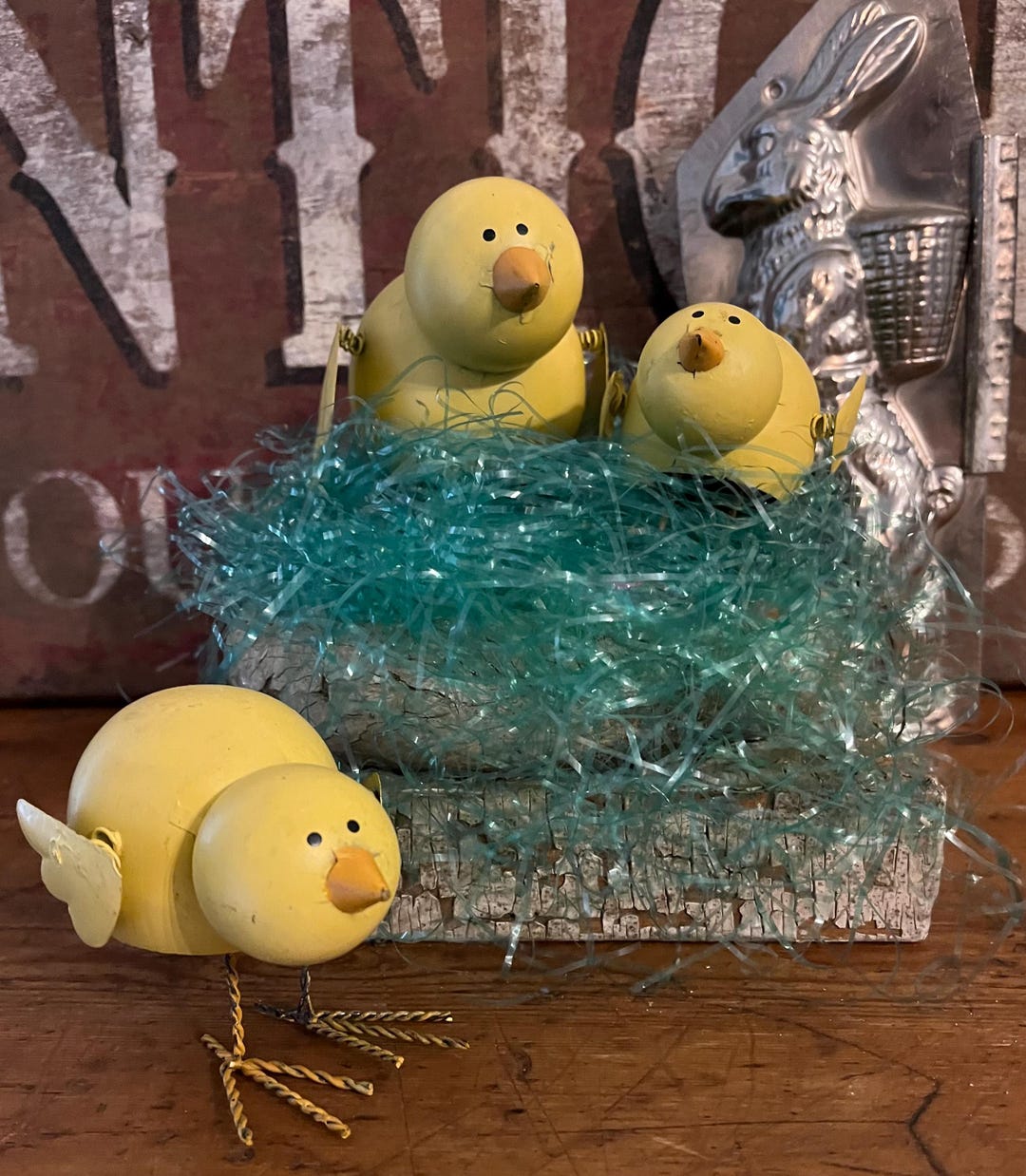 Vintage Spring Loaded Chicks - Etsy