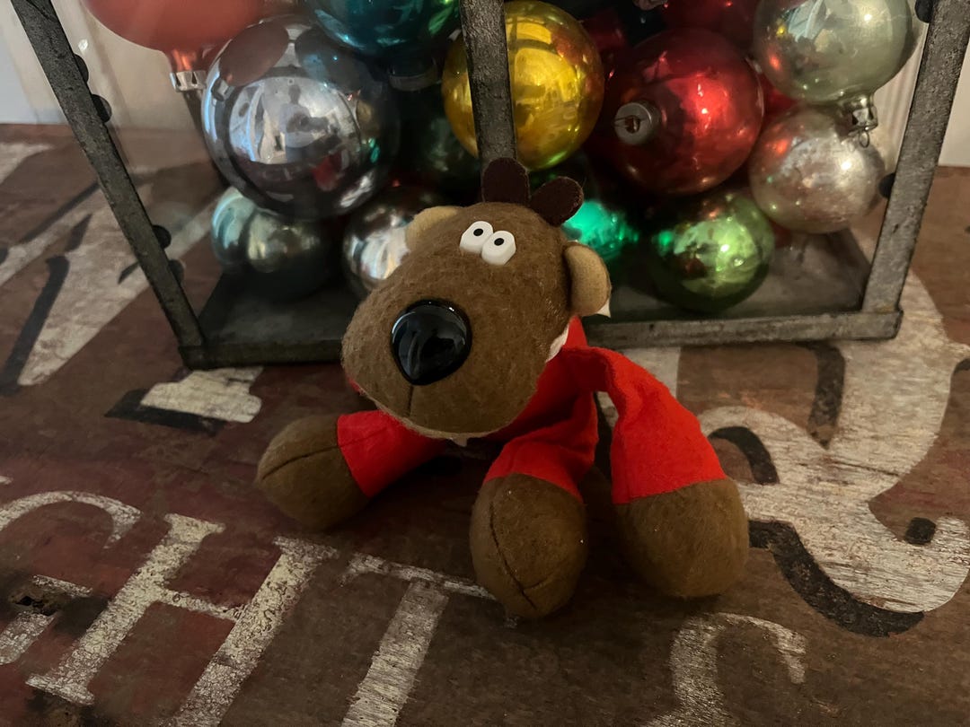 Vintage Hallmark Rodney Reindeer C. 1986 - Etsy
