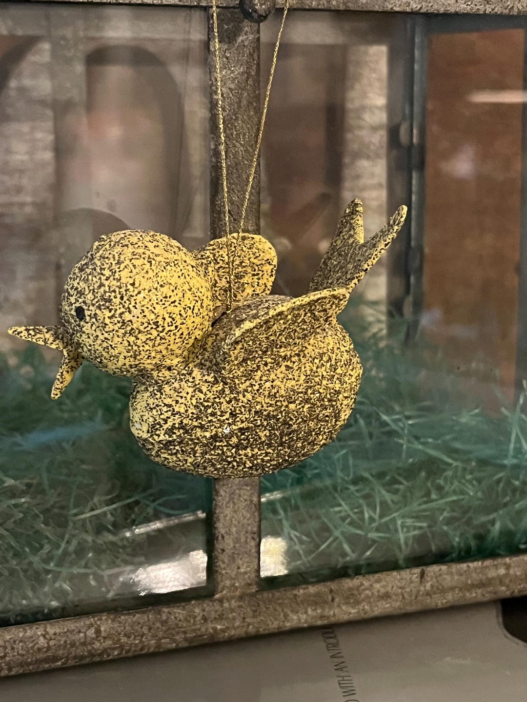 Vintage Hanging Paper Mache' Chick/candy Container - Etsy