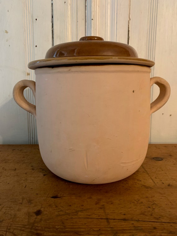 Vintage French Terra Cotta 5 Cooking Pot - Etsy